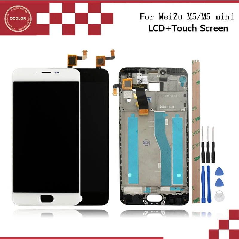 ocolor For Meizu M5 Mini LCD Display and Touch Screen Assembly Repair ...