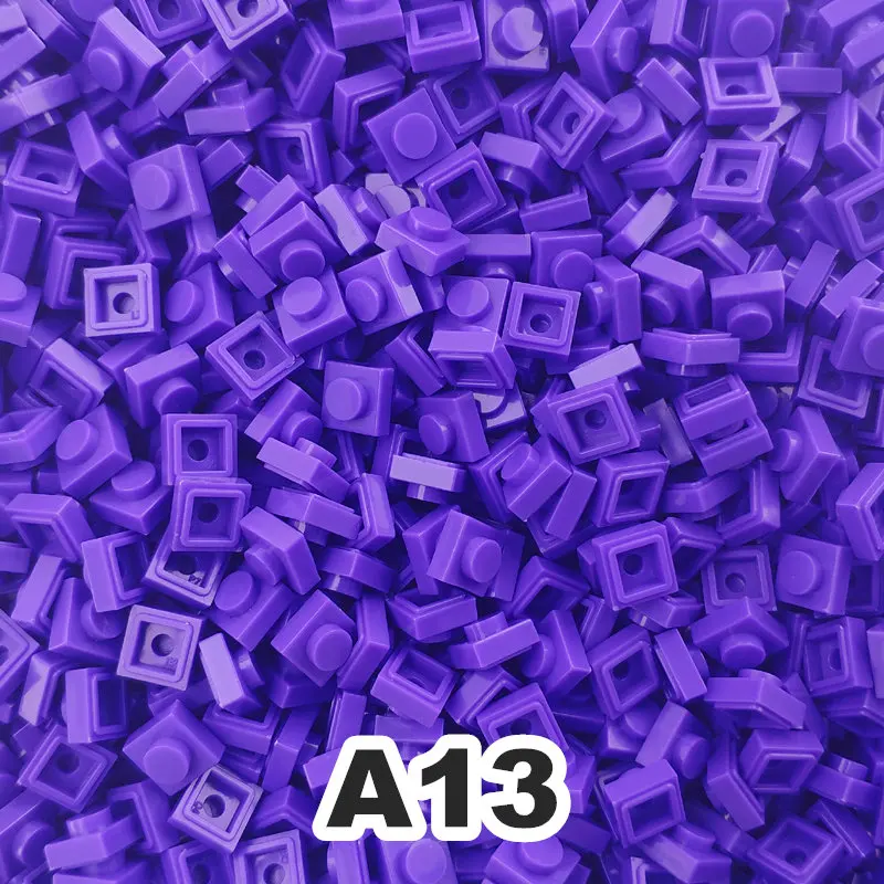 No.a13 Purple Educational Construction Adult Toy Plastic Small Building ...