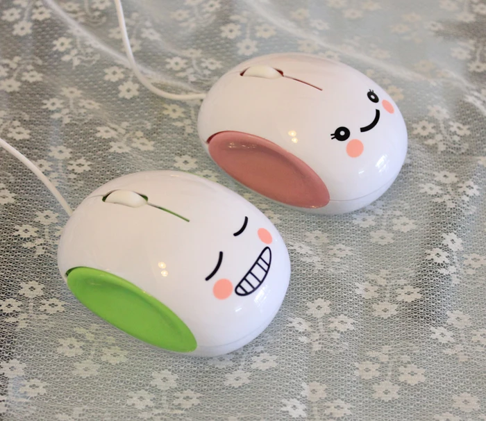 Super Cute mouse wired usb mouse girls personalized computer small ...