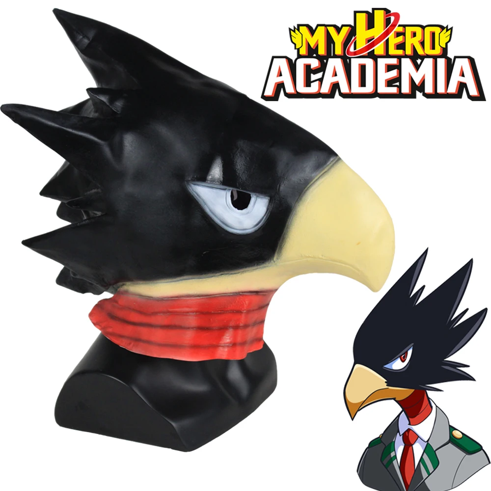 Anime My Boku no Hero Academia Tokoyami Fumikage Mask Cosplay Bird Head ...