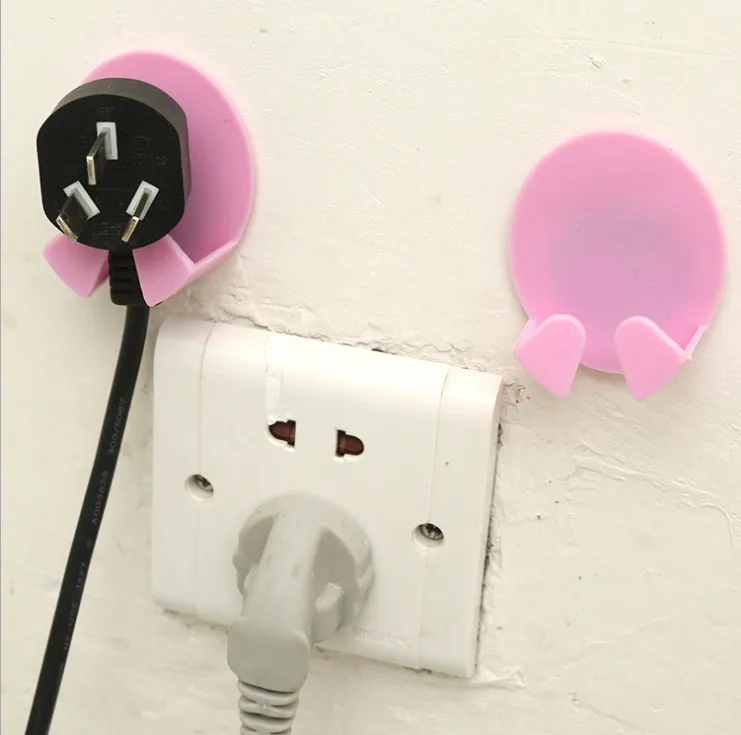 Multifunction-power-plug-socket-hook-2-with-hook-Sticky-hooks-Kitchen ...