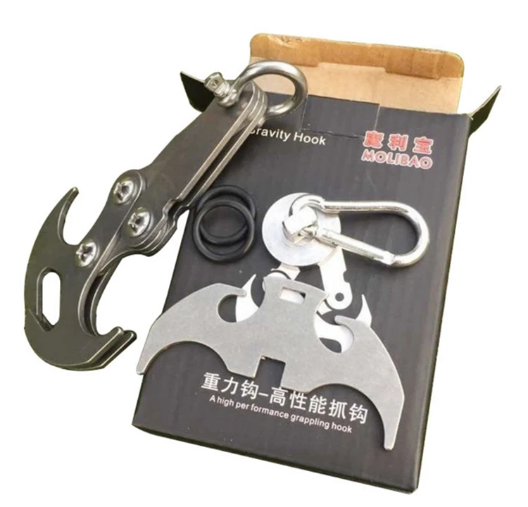 ALHDJJ5 Stainless steel climbing hooks accessories High performance grappling hook gravity hook ...