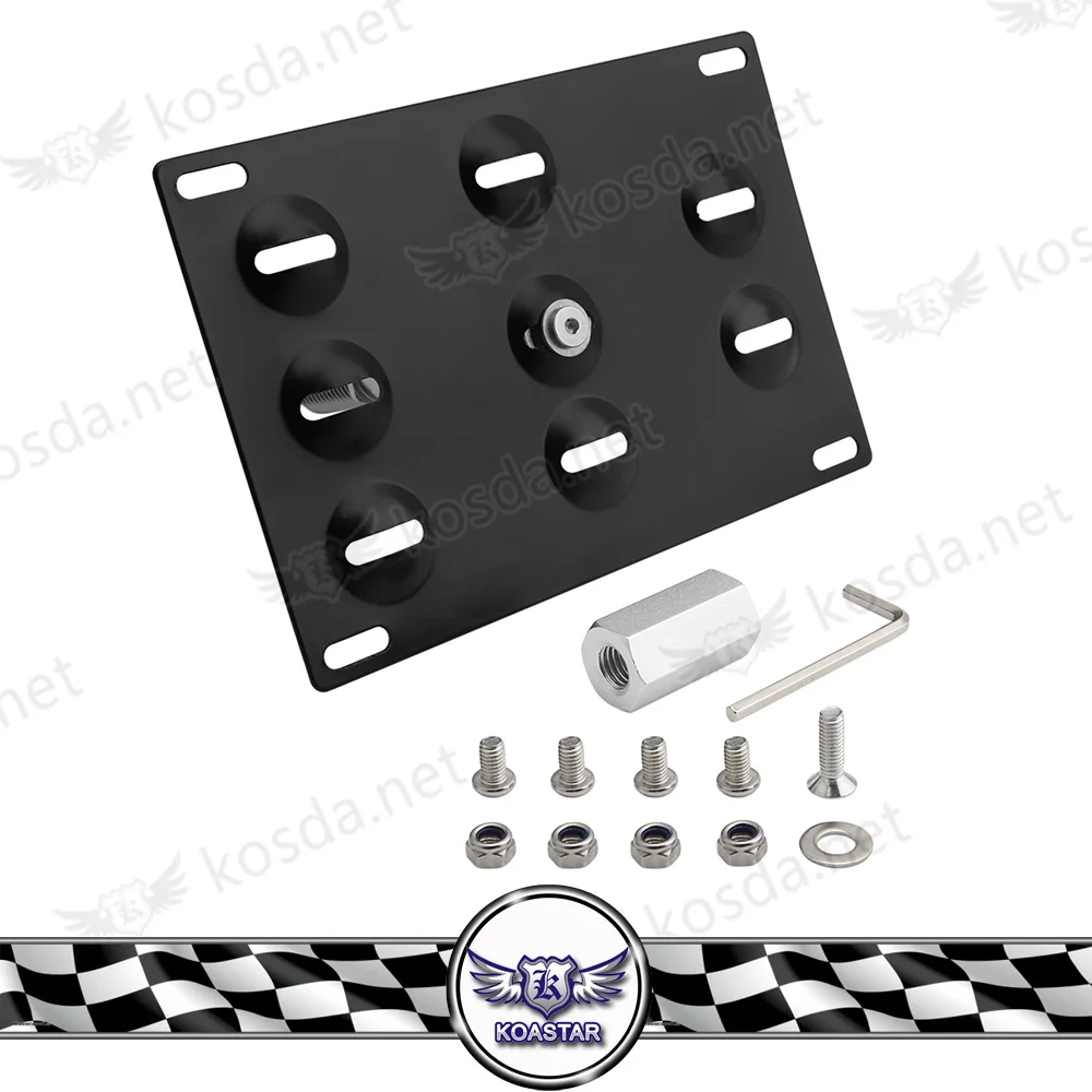 Car Tow Hook License Plate Mount Bracket Racing Number Plate For Japan ...