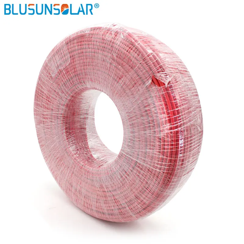 100 Meters/roll Solar Pv Cable 4mm2 Photovoltaic Cable, For Pv Panels ...