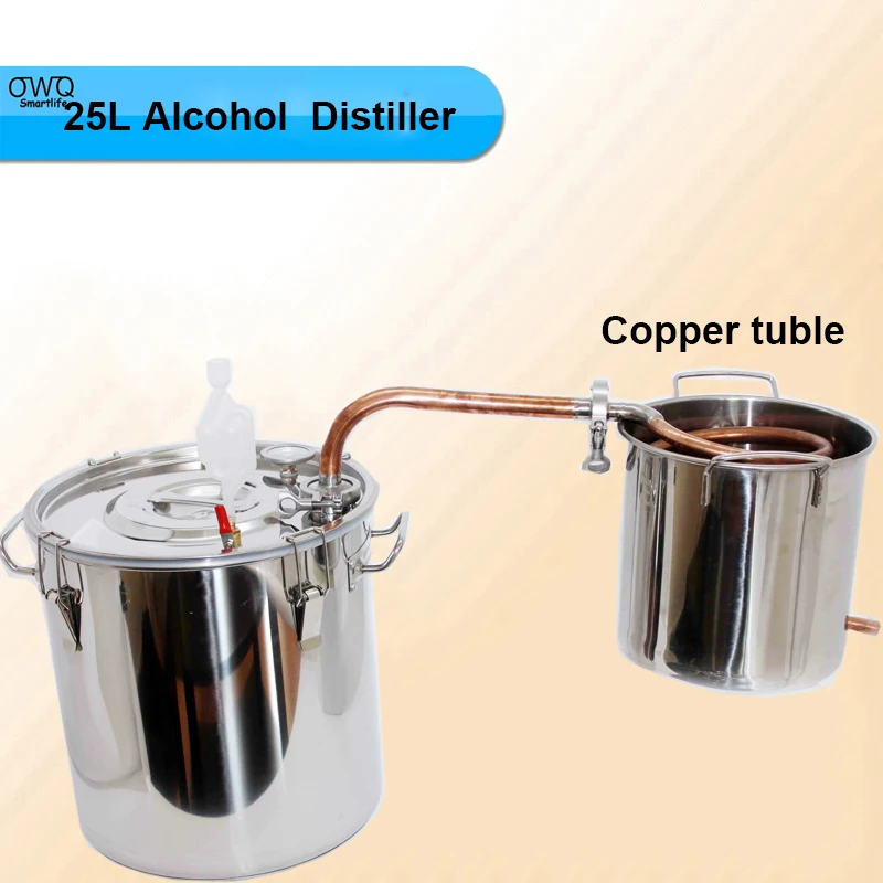 30L Alcohol Beer Wine Whisky Distiller Moonshine Ethanol Copper Tube ...