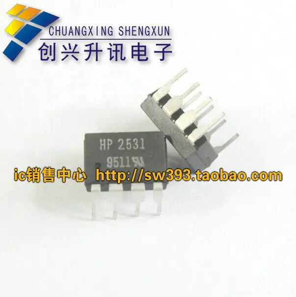 10 UNIDS () A2531 HCPL 2531 en HP2531 optoacoplador DIP 8|optocoupler ...