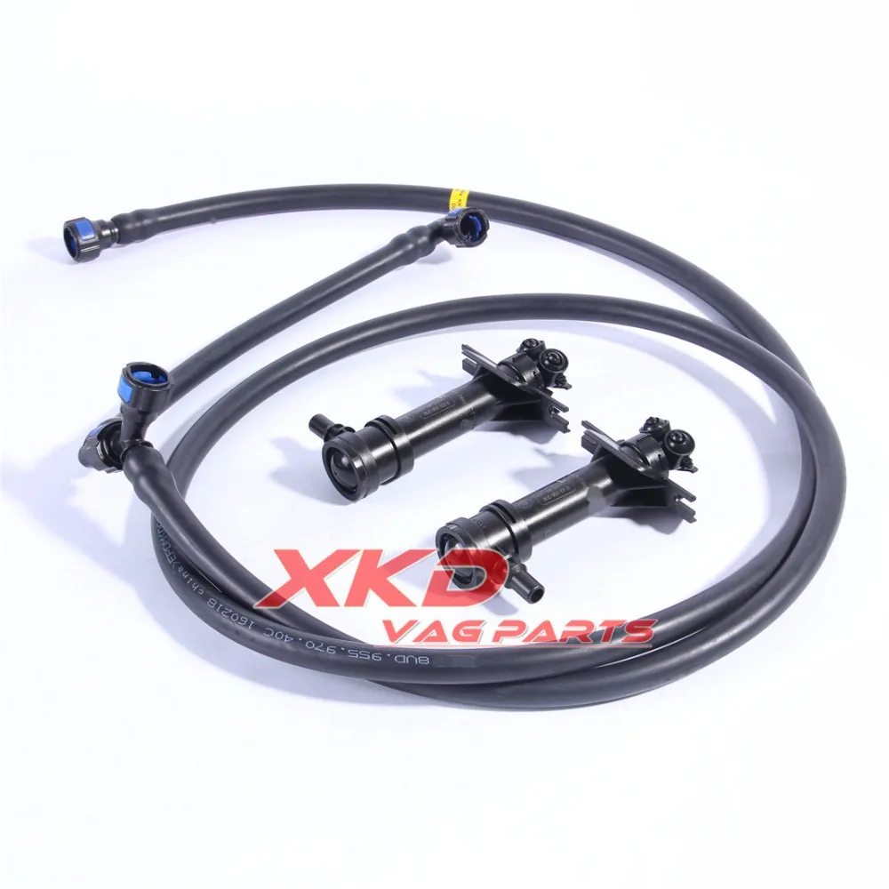 Headlamp Washer Sprayer Nozzle Hoses Kit For Audi Q3 8U0955101B 8U0 955 ...