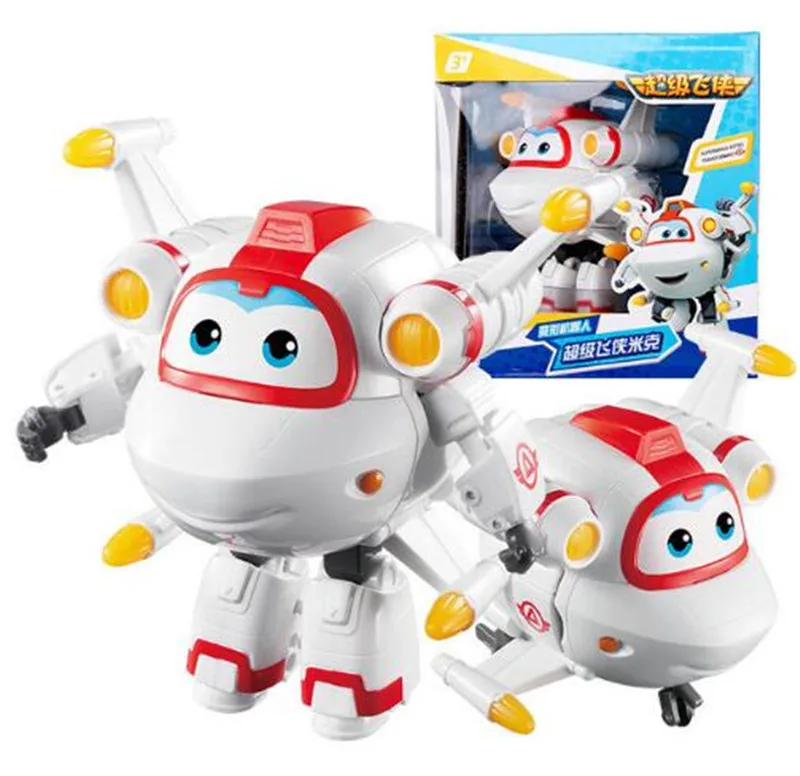 Big Size Original Mini Super Wings ABS Robot Toys Action Figures Super ...