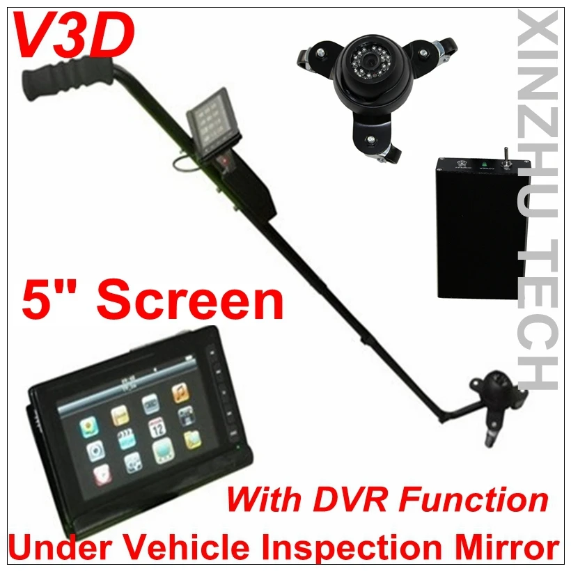 V3D Under Vehicle Inspection Camera Recorder Bomb Detector Mirror With ...