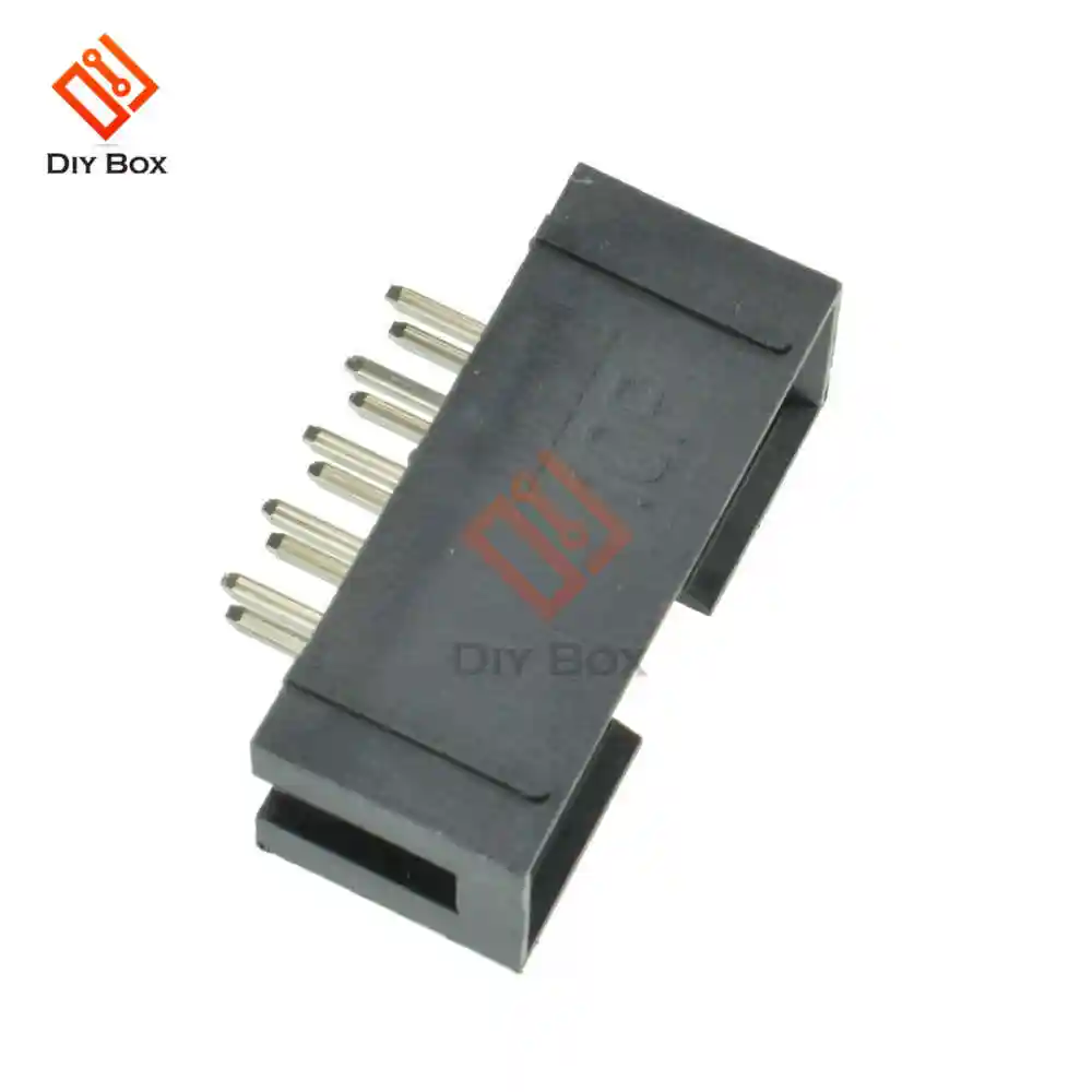 20Pcs 0.050" 1.27 mm 2x5 Pin 10 Positions IDC Male Box Header Dual Row ...