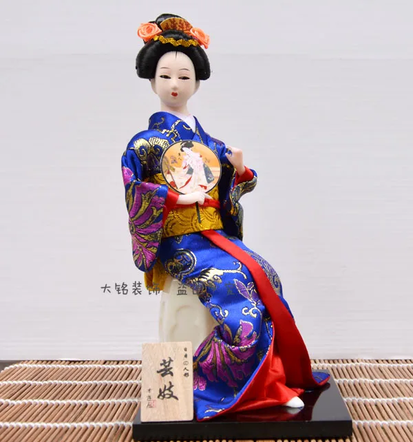 Decoration Arts crafts girl gifts get married Japanese Geisha doll ...