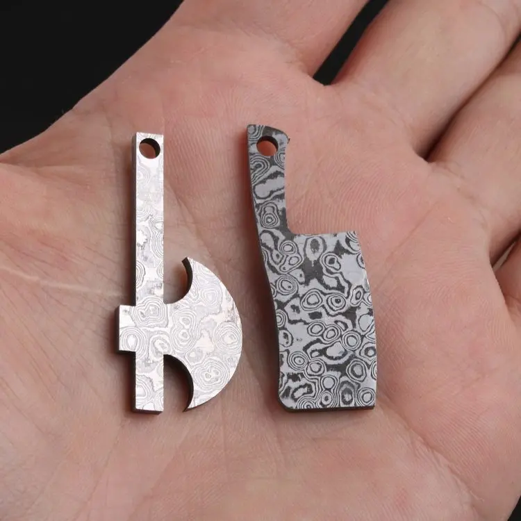 Заготовка для лезвия ножа из дамасской стали с волнообразным узором, 1 ...