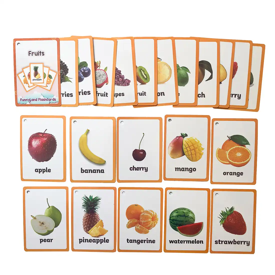 Kids Under 7 Vegetables Flashcards Food Flashcards