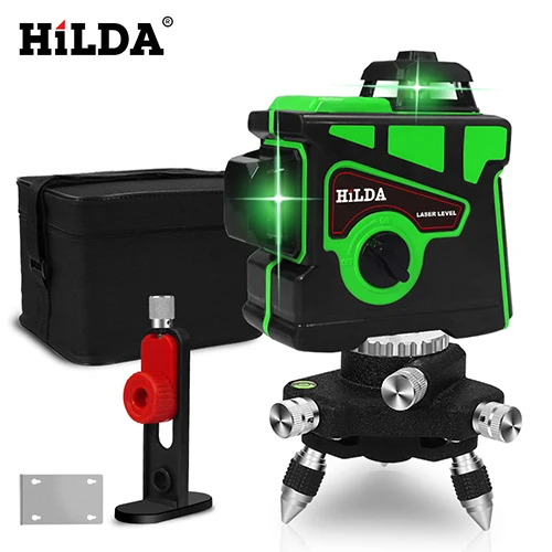 HILDA Laser Level 12 Lines 3D Level Self-Leveling 360 Horizontal And ...