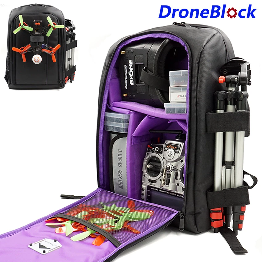 FPV Racing Drone Quadcopter Backpack Carry Bag Outdoor Portable Case ...