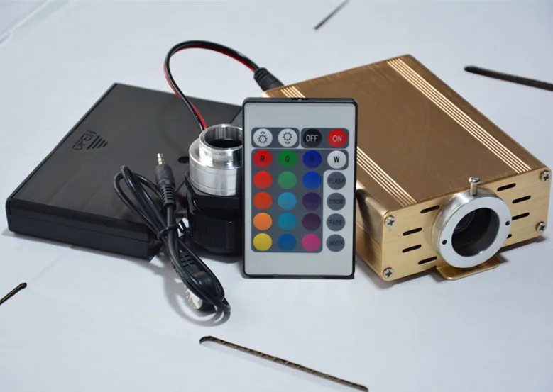 16w Led Rgb Light Engine With 24 Key Ir Remote,dc9-12v Input - Optic ...