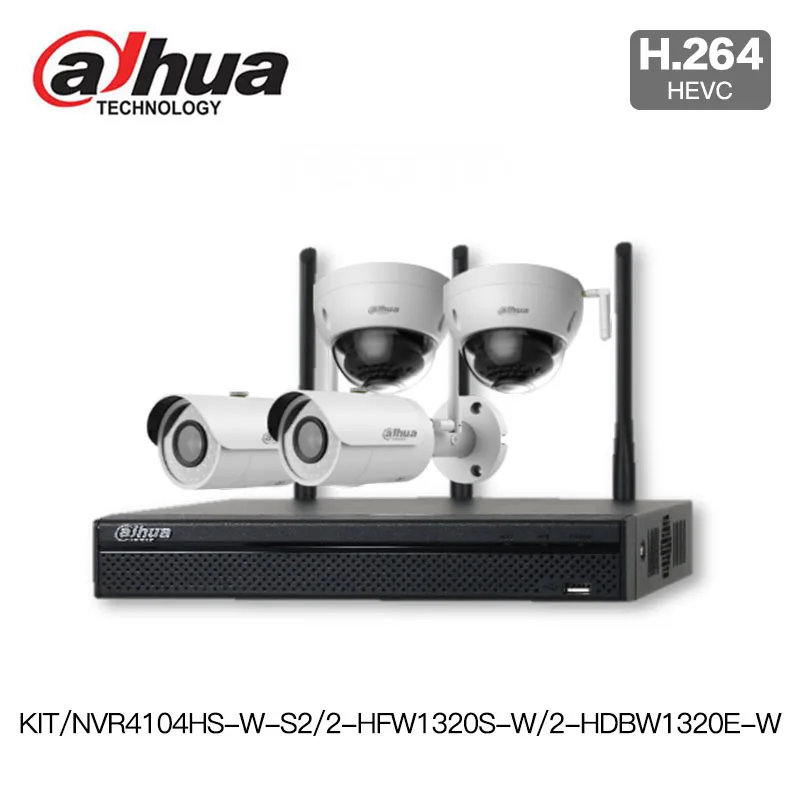 Dahua 1080P wifi NVR Kit IP Camera Kit NVR4104HS W S2 3MP wireless ...