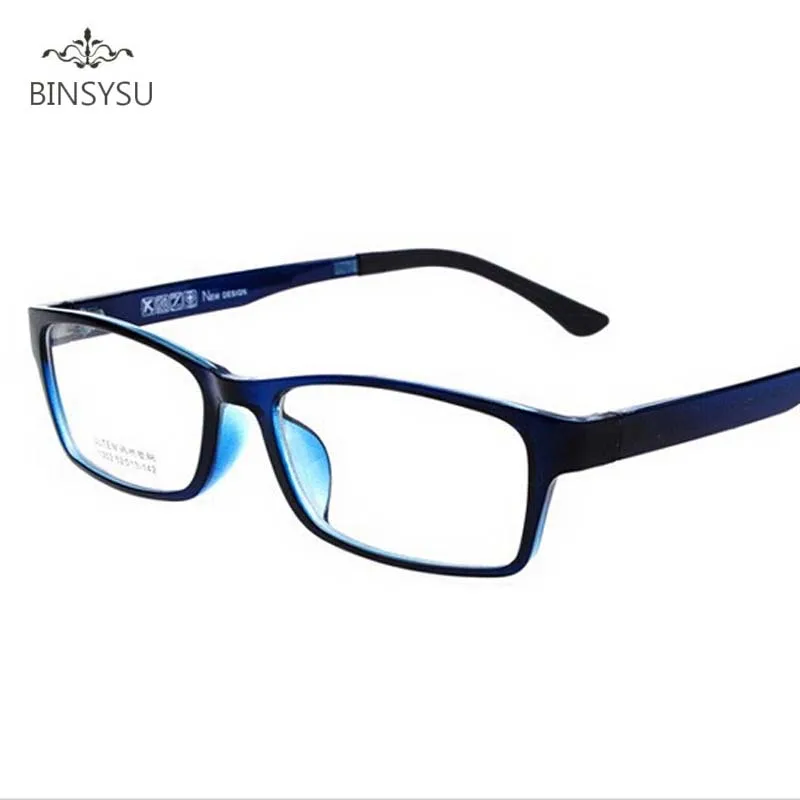 TR90 Plastic Frame Glasses For Women Men Eyeglasses Optical Super Light ...