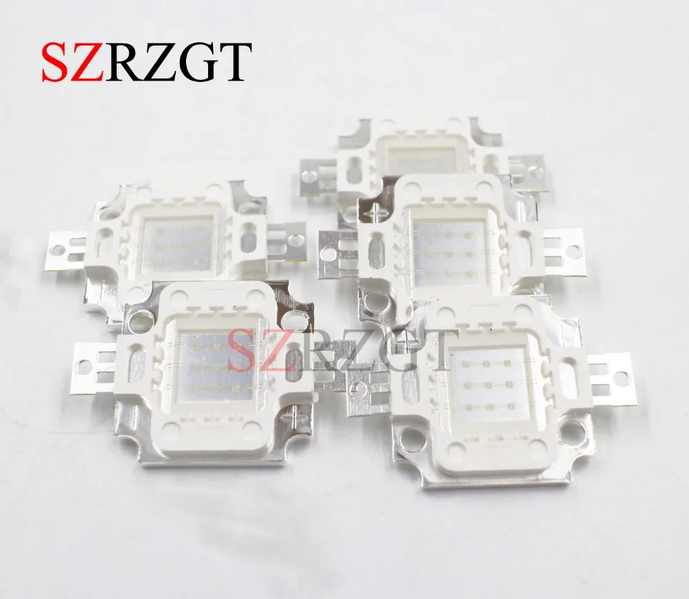 높은 전력 로얄 블루 LED 성장 칩 445nm 450nm 10W COB LED Emitter 전구 DIY LED 식물 성장 빛 ...