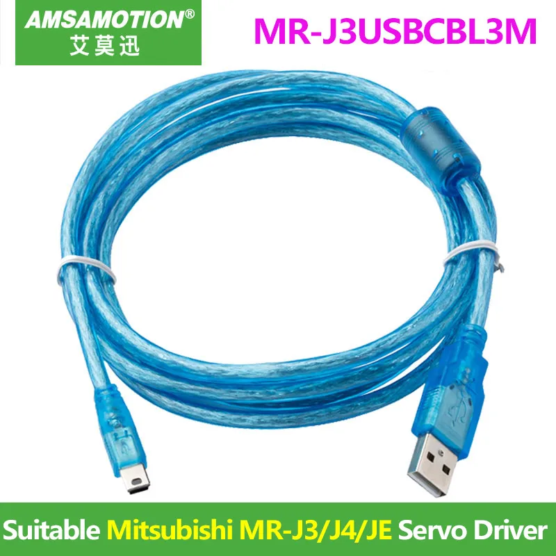 MR J3USBCBL3M Suitable Mitsubishi Servo Dubeggling Cable MR J3 J4 JE ...