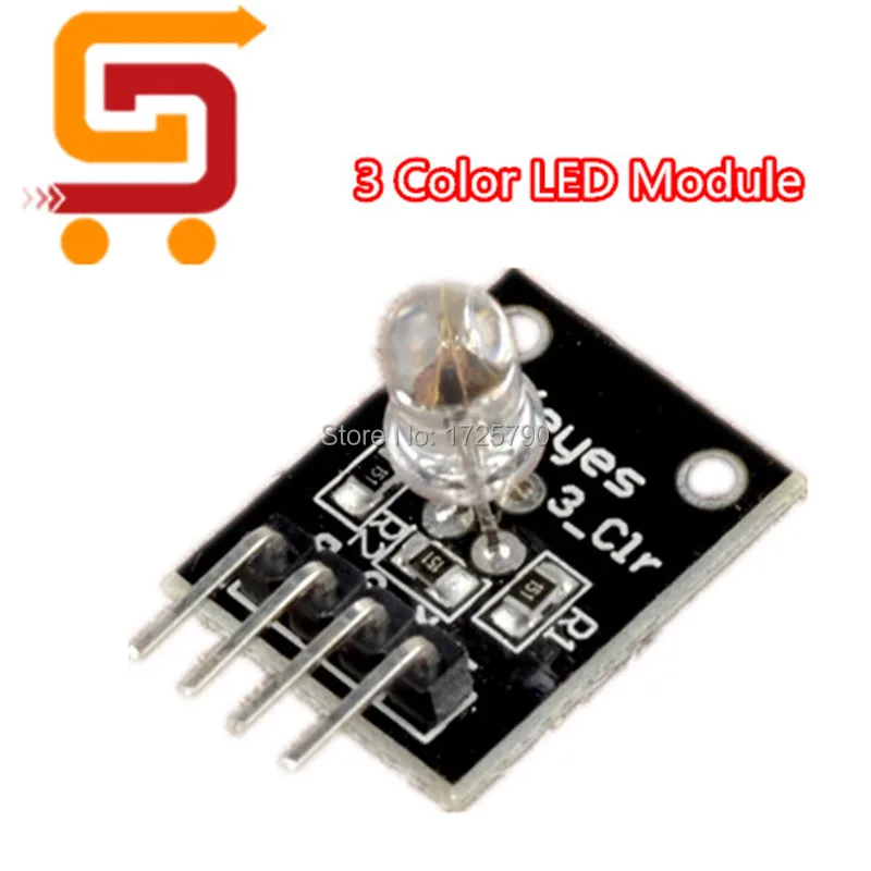 Free Shipping 3 Color RGB LED Module Sensor for Arduino UNO-in ...