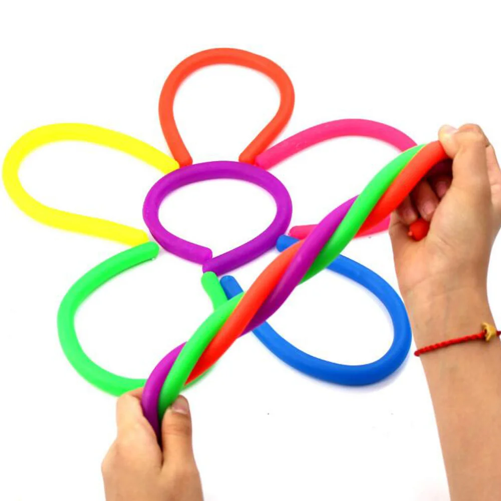 1 Pc Anti Stress TPR Noodles Rope Environmental Adult Decompression ...