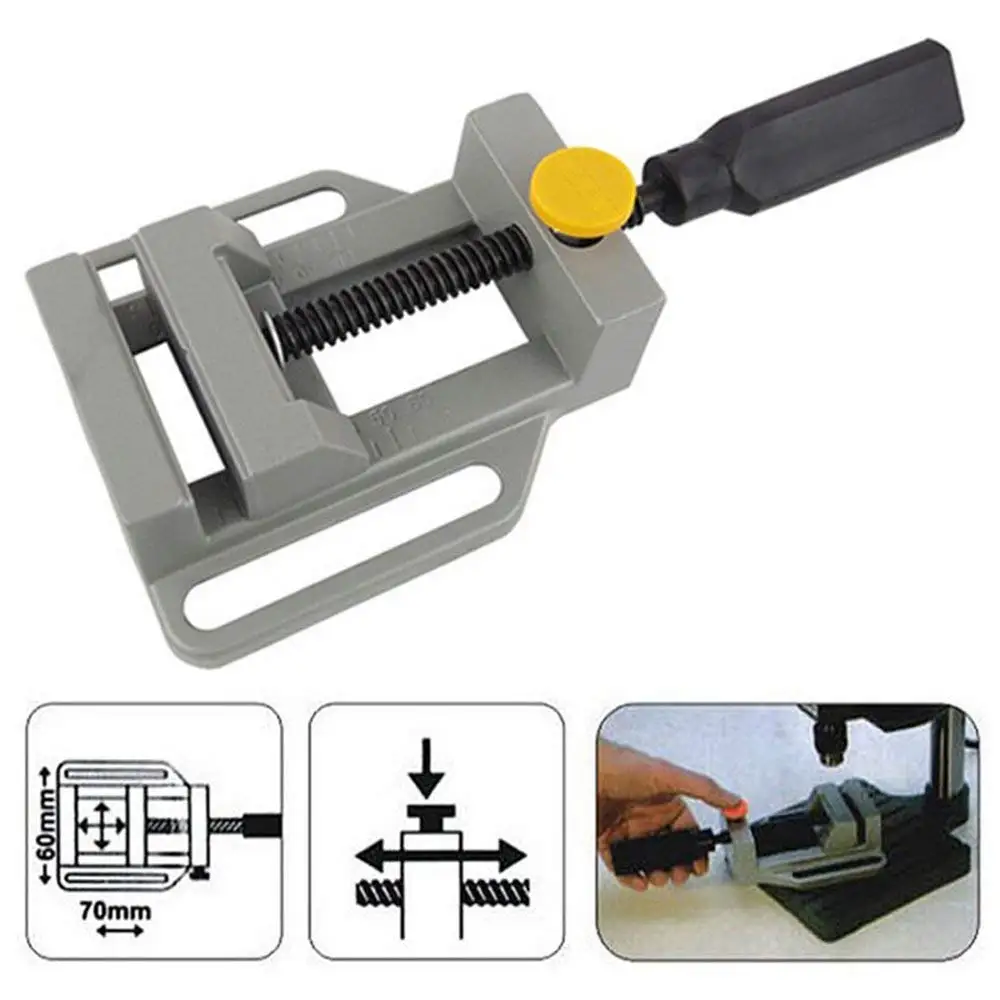 LIXF Aluminum Mini Flat Clamp for Drill Stand Handle Engraving ...