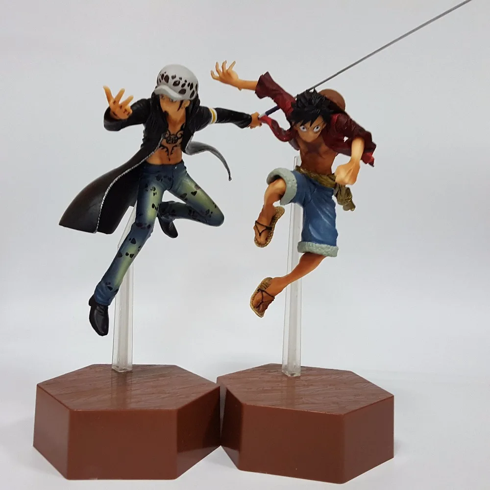 One Piece Action Figures Law Luffy 220mm PVC Toys One Piece Anime ...