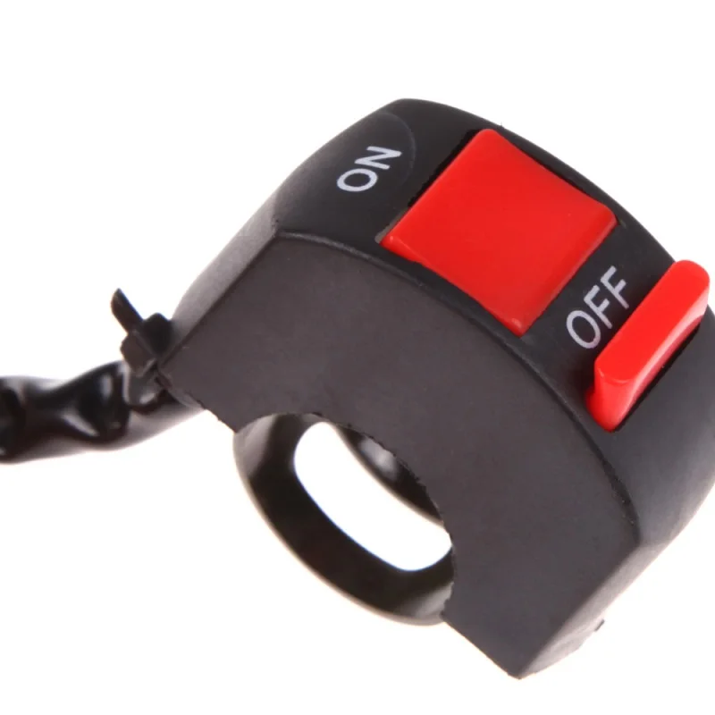 Motorcycle Switches Bullet Connector Handlebar Switches ON/OFF Button ...
