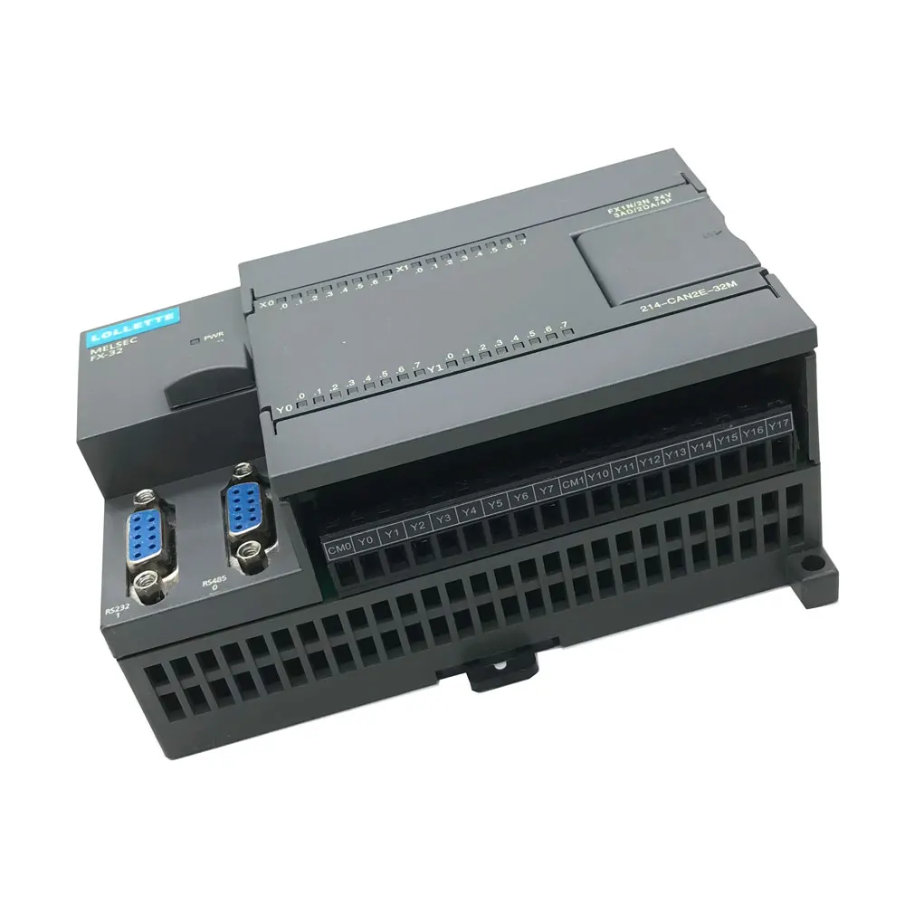 FX1N FX2N 32MR 3AD 2DA PLC контроллер 16DI 16DO, RS485 с протоколом ...