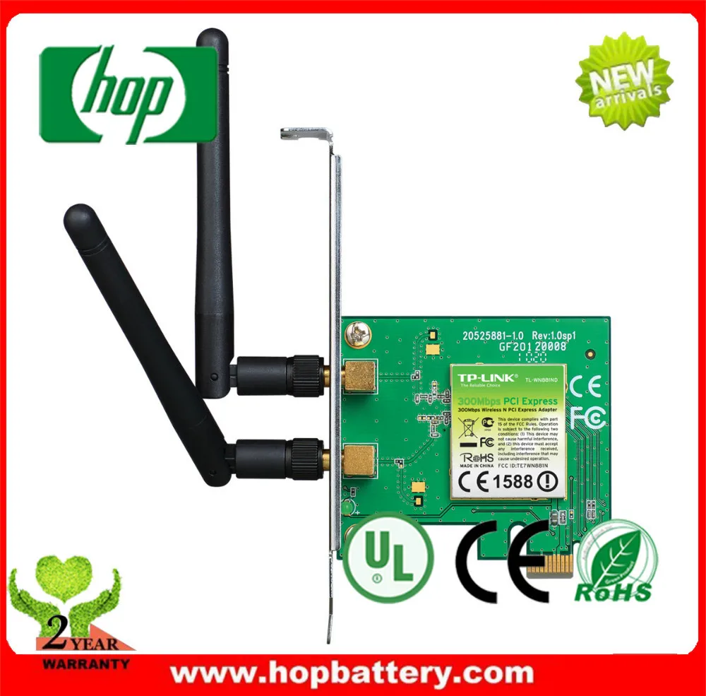 TP LINK TL WN881ND 300Mbps Wireless N PCI Express Adapter,300Mbps ...