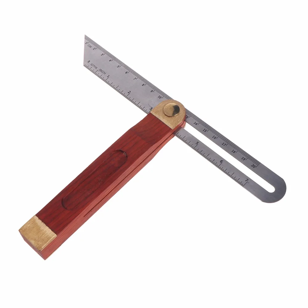 Woodworkers Sliding T Bevel Blued Steel Blade Rulers with Wooden Handle ...