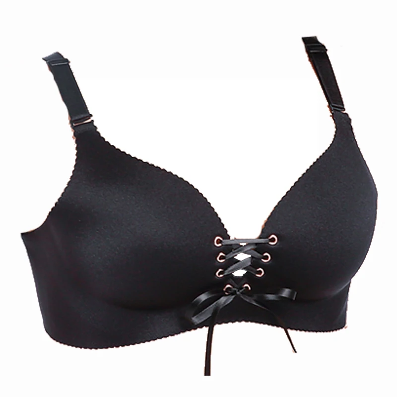 Fashion-Wire-Free-Padded-Push-Up-bra-Pull-Rope-Seamless-women-Bra ...
