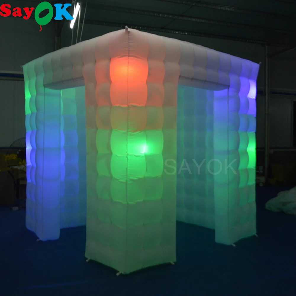 Custom Portable Inflatable Photo Booth Wedding Tent 98.4X98.4X98.4 inch ...
