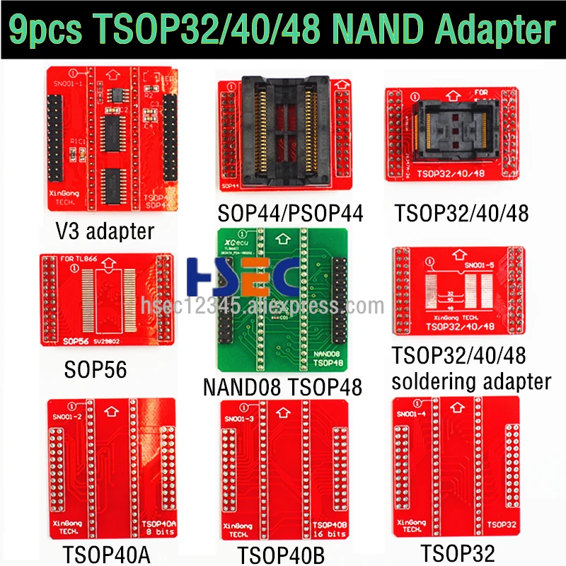 Adaptadores-tsop32-tsop40-tsop48-sop44-sop56-100-original-adaptador ...