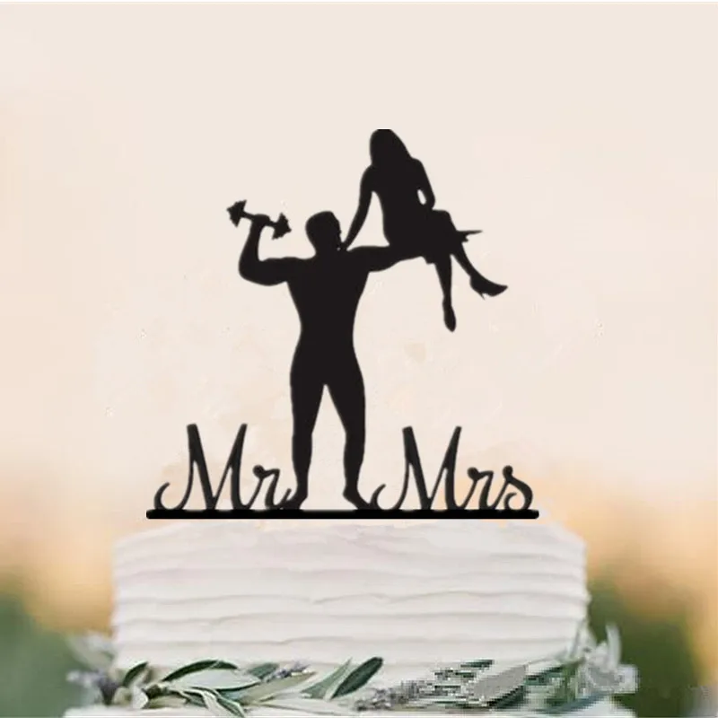 and Mrs Mr Yoga cake topper Yoga Mr and Mrs cake topper Yoga wedding ...