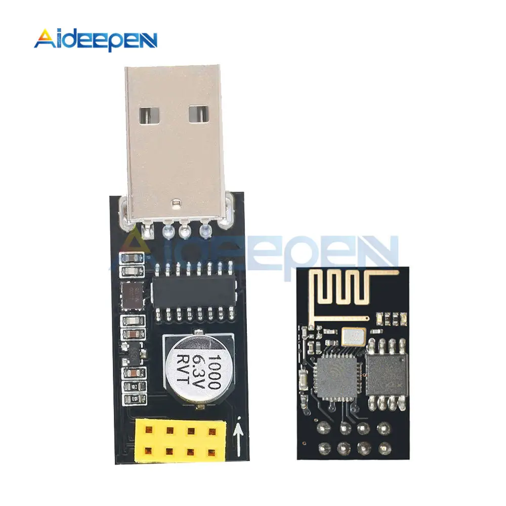 ESP01 Programmer Adapter UART ESP 01 Adapter ESP8266 CH340G USB to ESP8266 Serial Wireless Wifi ...