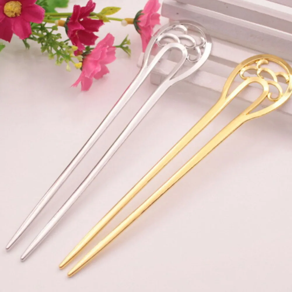 1 PC Fashion Women Hairpins Ladies U Shaped Hair Clip Headwear Girls ...