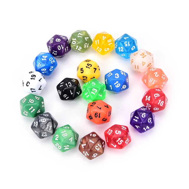 Table 20 sided dice 20 face dice dnd game D20 dice 1pc Dungeons and ...