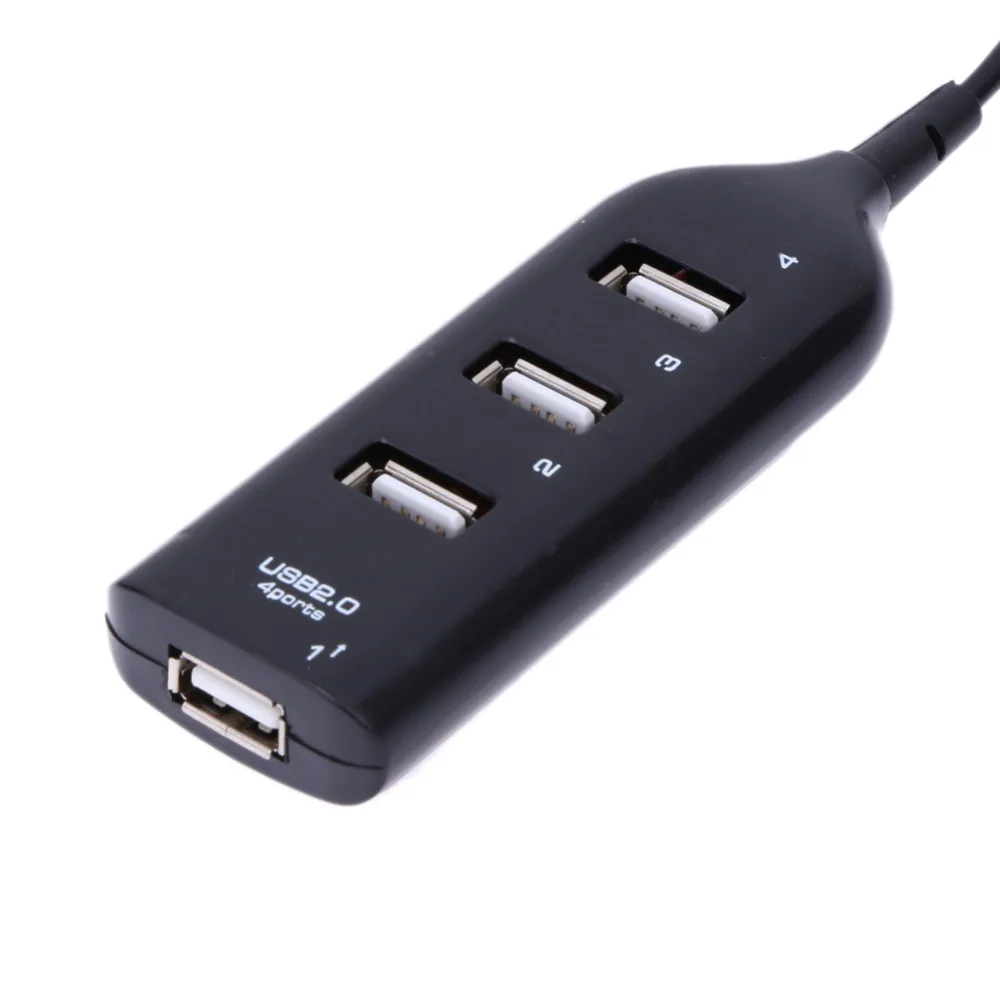 Universal Usb Hub 4 Port Usb 2 0 Hub With Cable High Speed Mini Hub