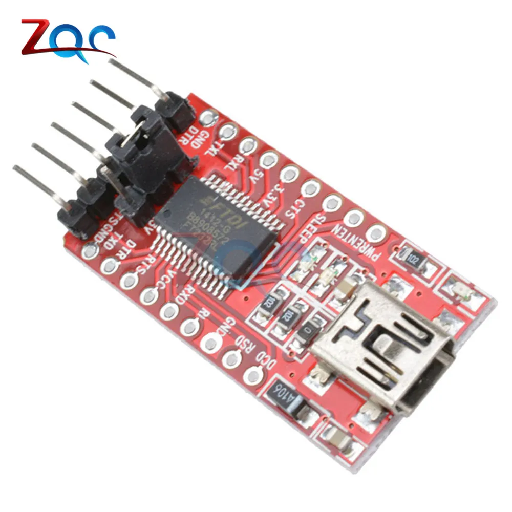 Ft232rl Ft232 Ftdi Mini Usb To Ttl Serial Adapter Module Mini Usb Port ...