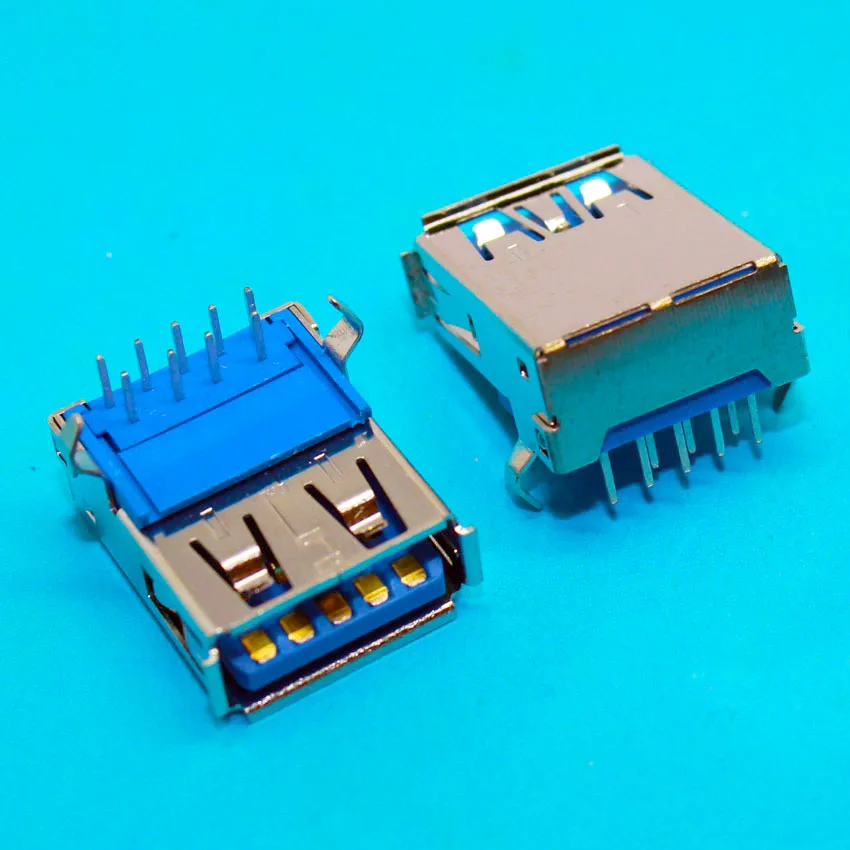 1X-USB-3-0-3-USB-Jack-connector-Port-Socket-Buchse-einbaubuchse-for ...
