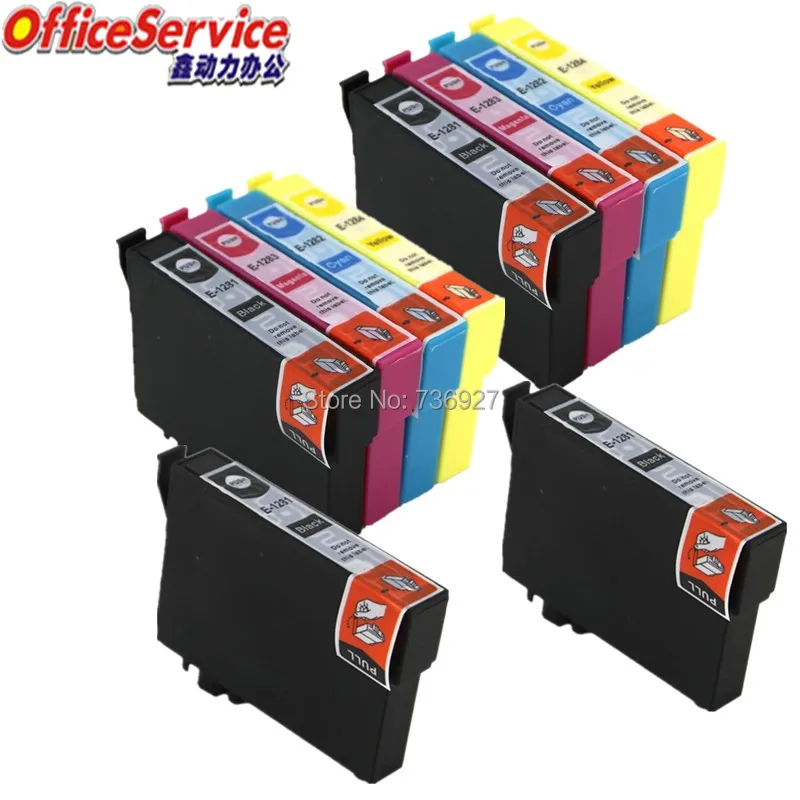 10X T1281 T1282 T1283 T1284 Compatible Ink Cartridge for Epson Office ...