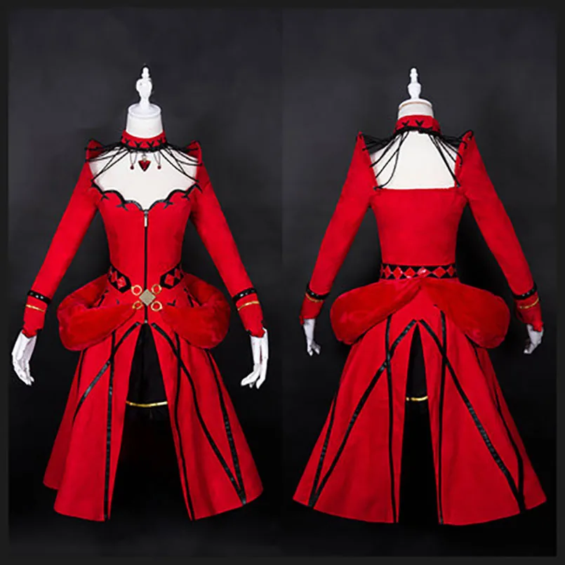 FGO Fate/Grand Order Tohsaka Rin Cosplay Costume Suede Fabric Leather ...