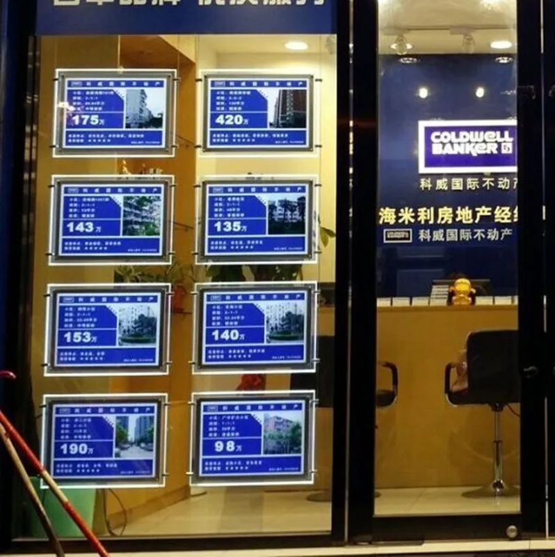 Horizontal-Cable-Wire-Hanging-Real-Estate-Agent-LED-Window-Display-A4 ...