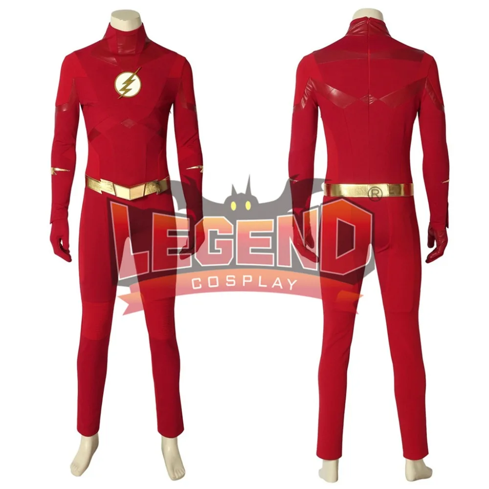 Barry Allen Costume Superhero Outfit cosplay custom made the superhero ...