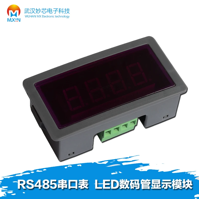 Free shipping RS485 serial table LED digital display module PLC ...