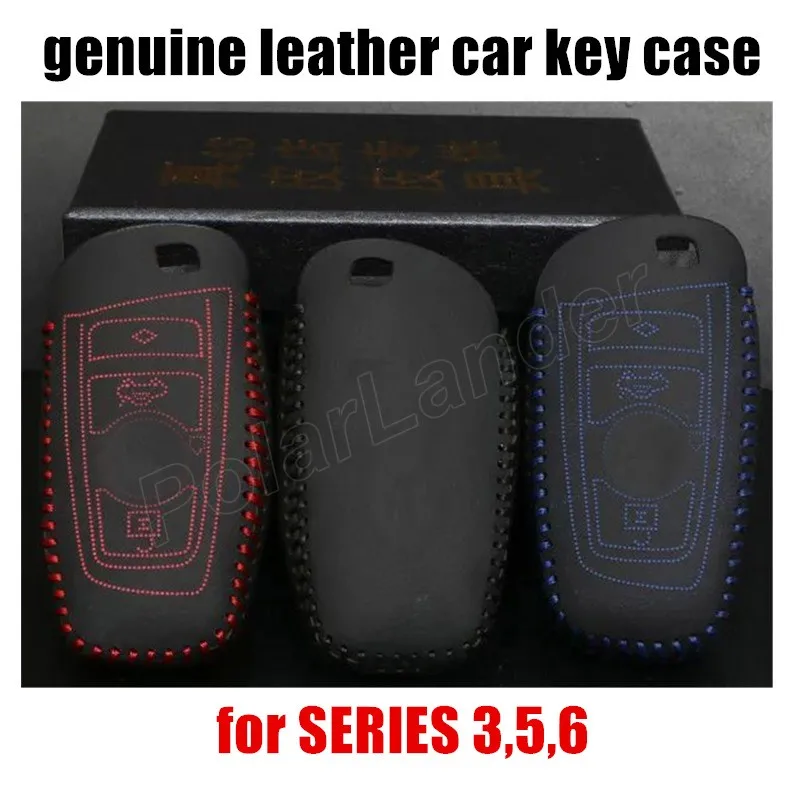 Only Red car key cover case fit for BMW SERIES 3/ 5 /6 genuine quality ...
