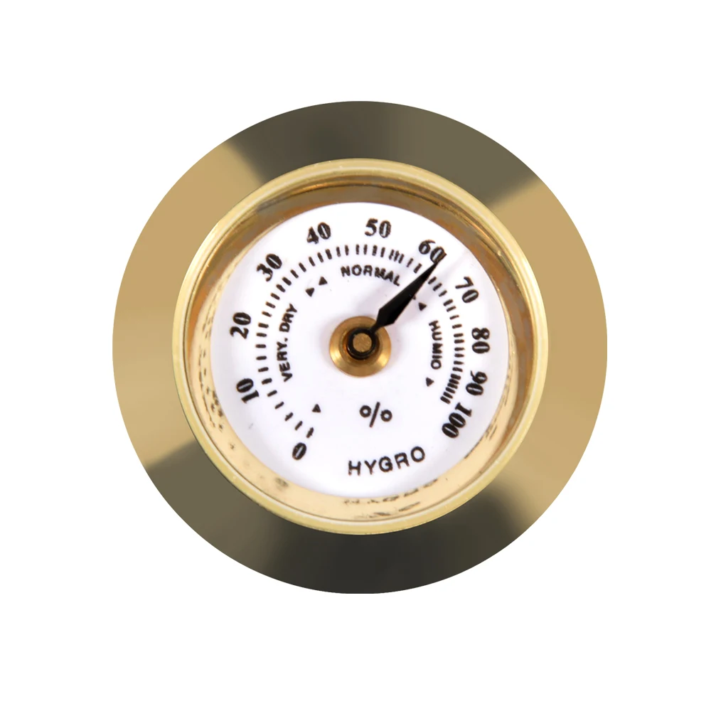 Analog Hygrometer Metal Frame Tobacco Humidity Measurement Instruments ...