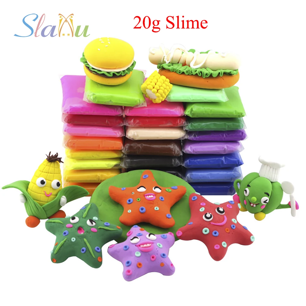 Handmade Slime ความเครียดของเล่น DIY สี Novelty ปริศนาลูกปัด Snow Mud ...